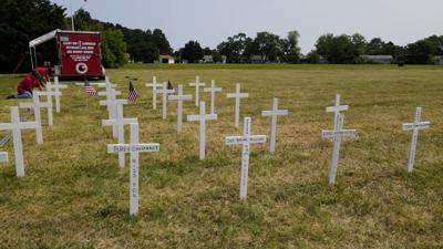 Lewes memorial remembers veterans lost to suicide with growing cross ...
