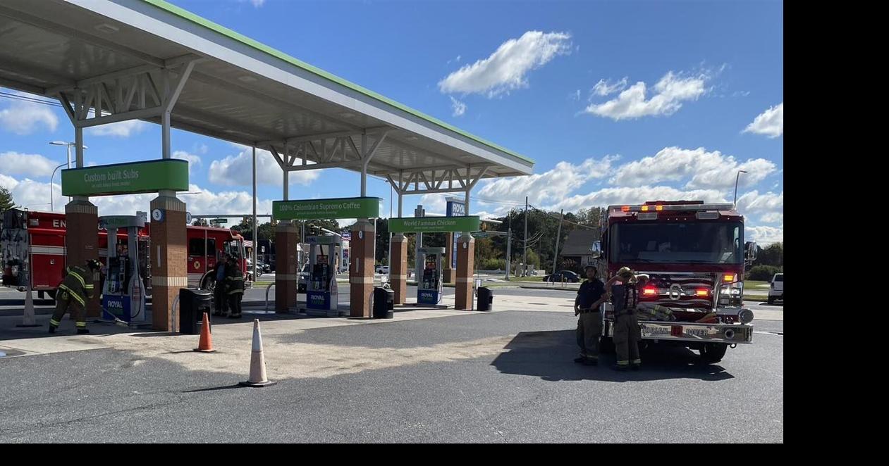 Twenty gallons of gas overflow from car at Long Neck Royal Farms | News ...