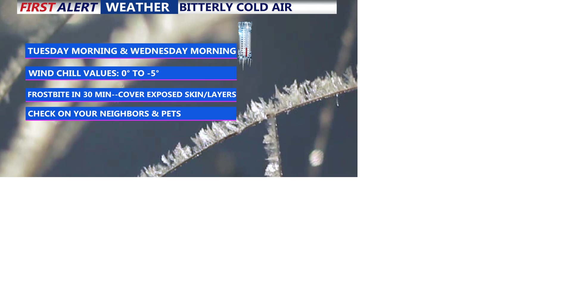 Bone-chilling wind chills grip Delmarva Tuesday and Wednesday | Weather ...