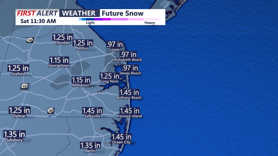 Cold and Blustery Weekend Ahead for Sussex County and Ocean City Area ...