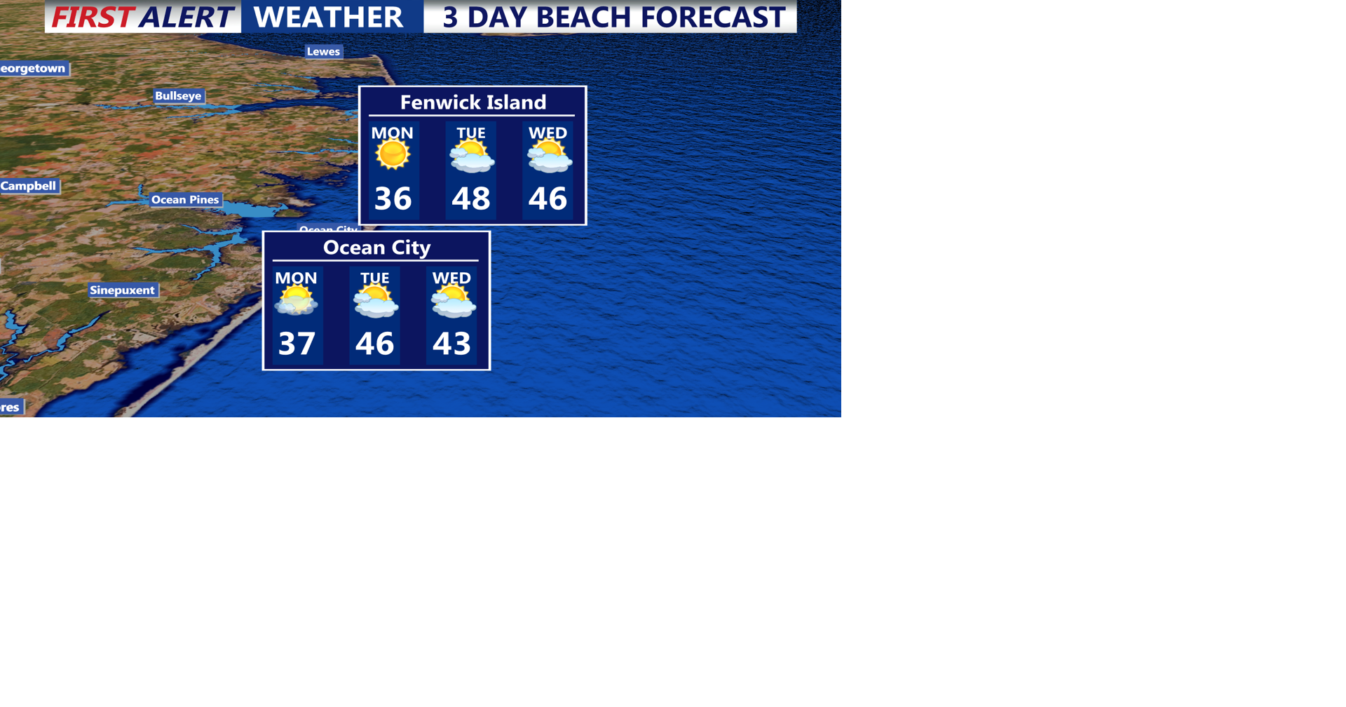 Cloudy Skies and Light Snow Possible for Delmarva Monday Night into ...
