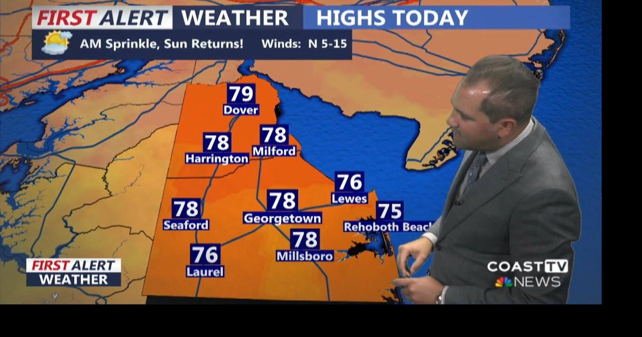 Thursday Forecast Update, September 11th, 2025 | Weather | coasttv.com