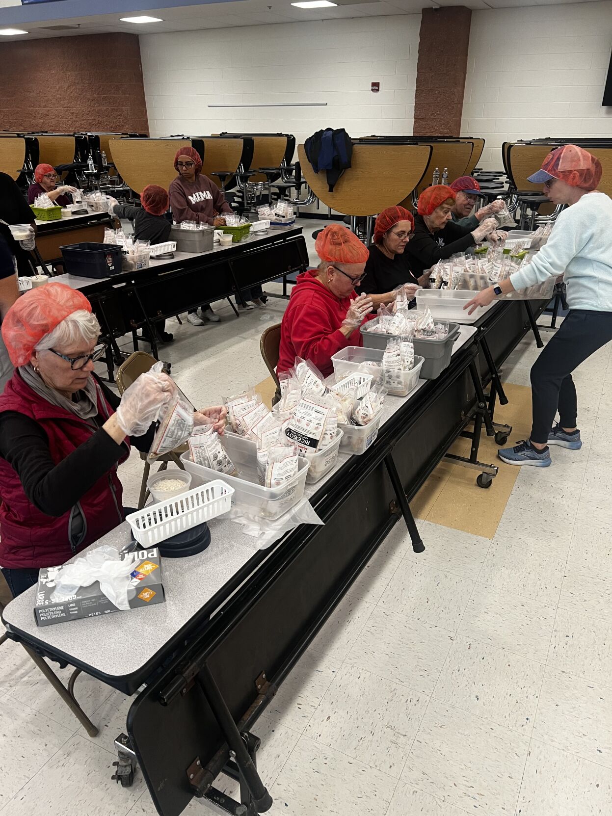 Georgetown volunteers pack meals for global hunger relief | News ...
