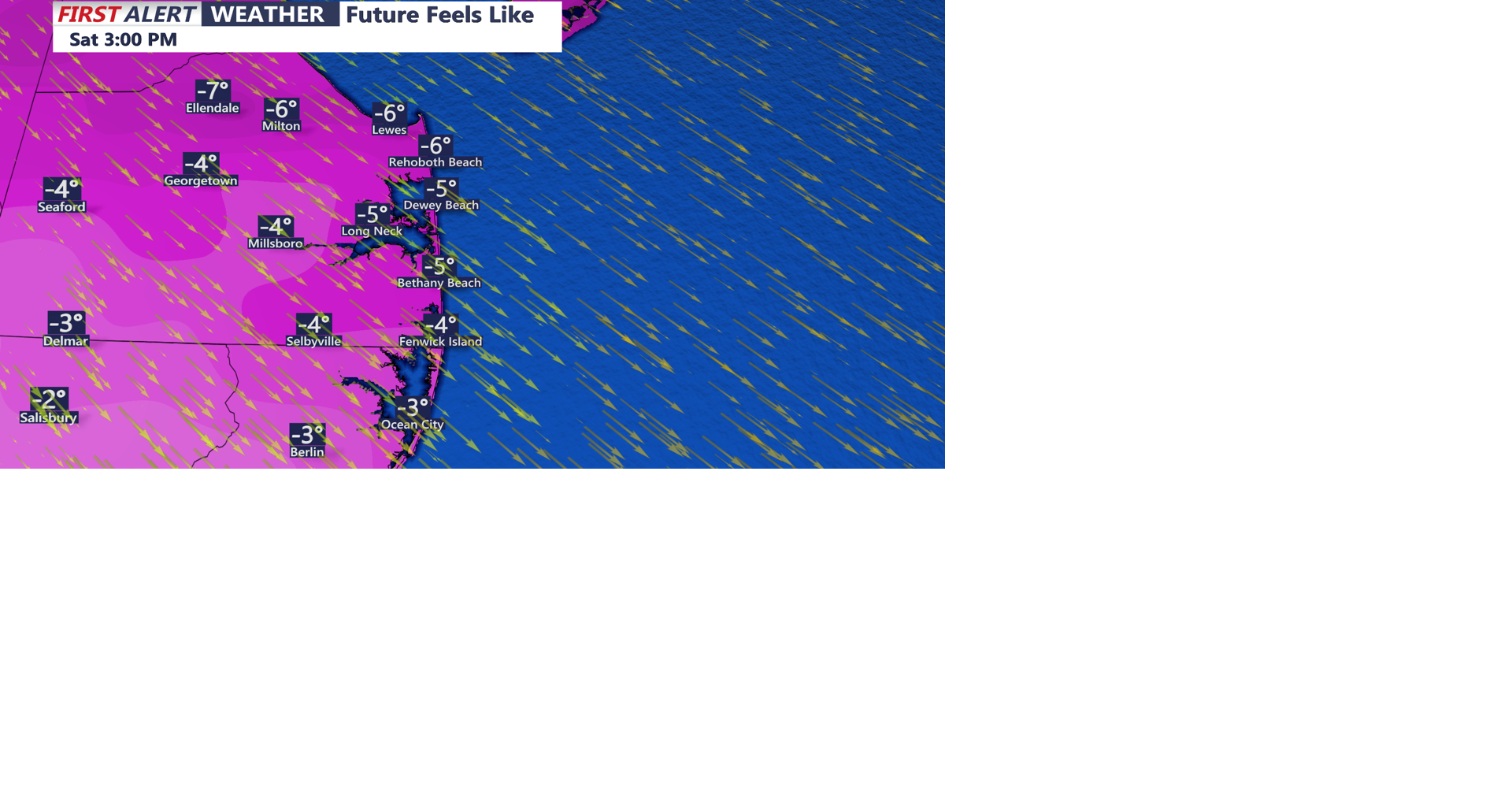 Dangerous cold, damaging winds target Delaware beaches to Ocean City ...