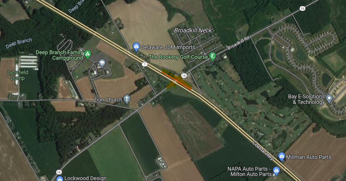 Routes 1 and 16 Lane Shifts and Closures for Overpass Construction ...