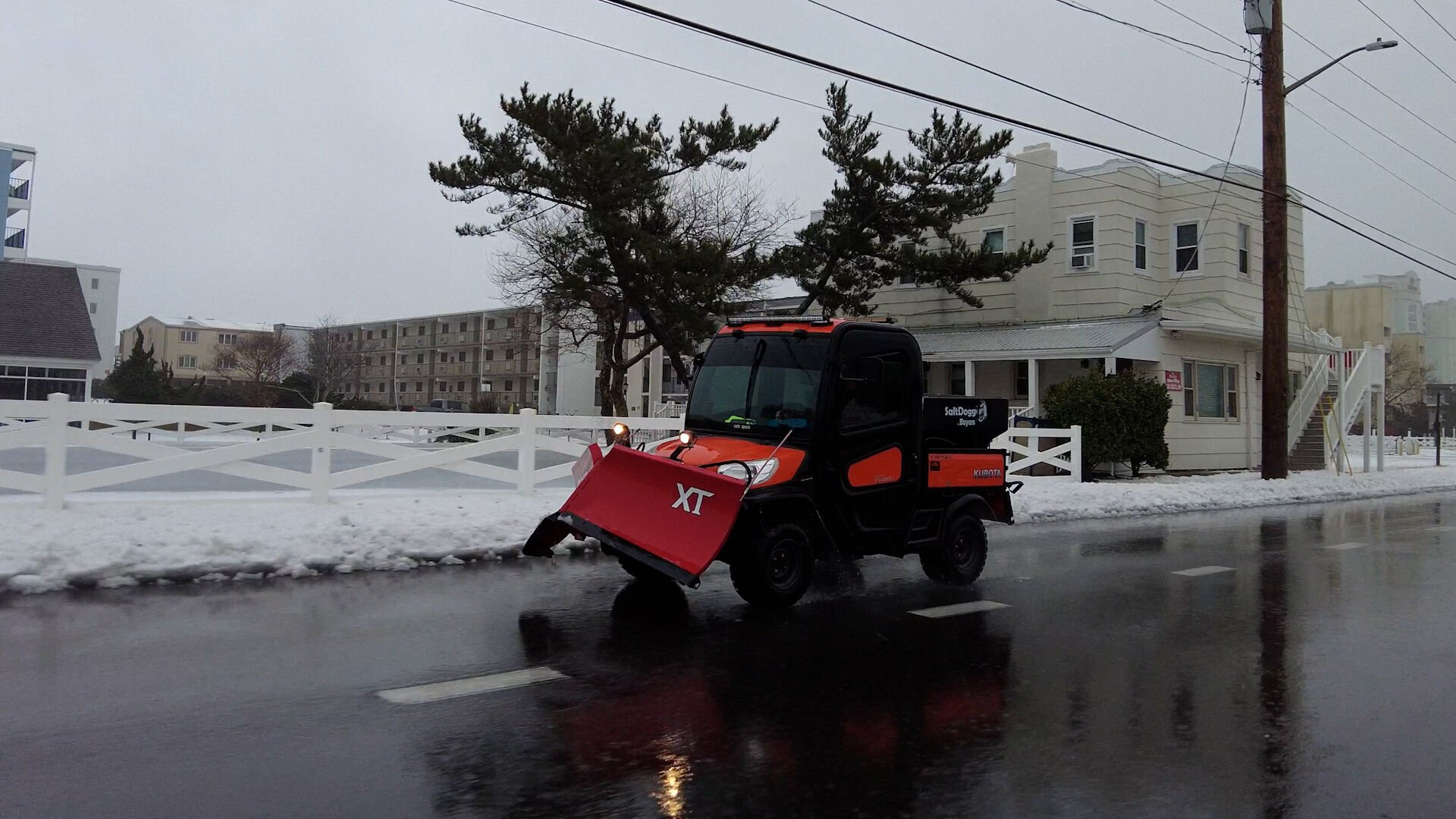 Winter storm brings snow, rain and rough surf to Ocean City | News ...