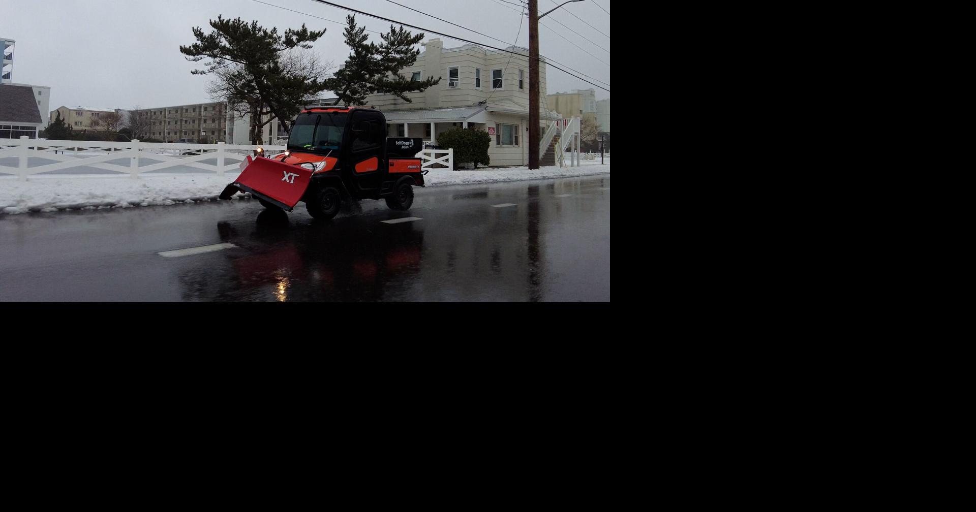 Winter storm brings snow, rain and rough surf to Ocean City | News ...