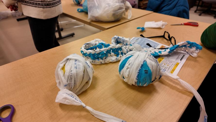 Georgetown Public Library hosts first Bags2Mats workshop with Volunteer ...