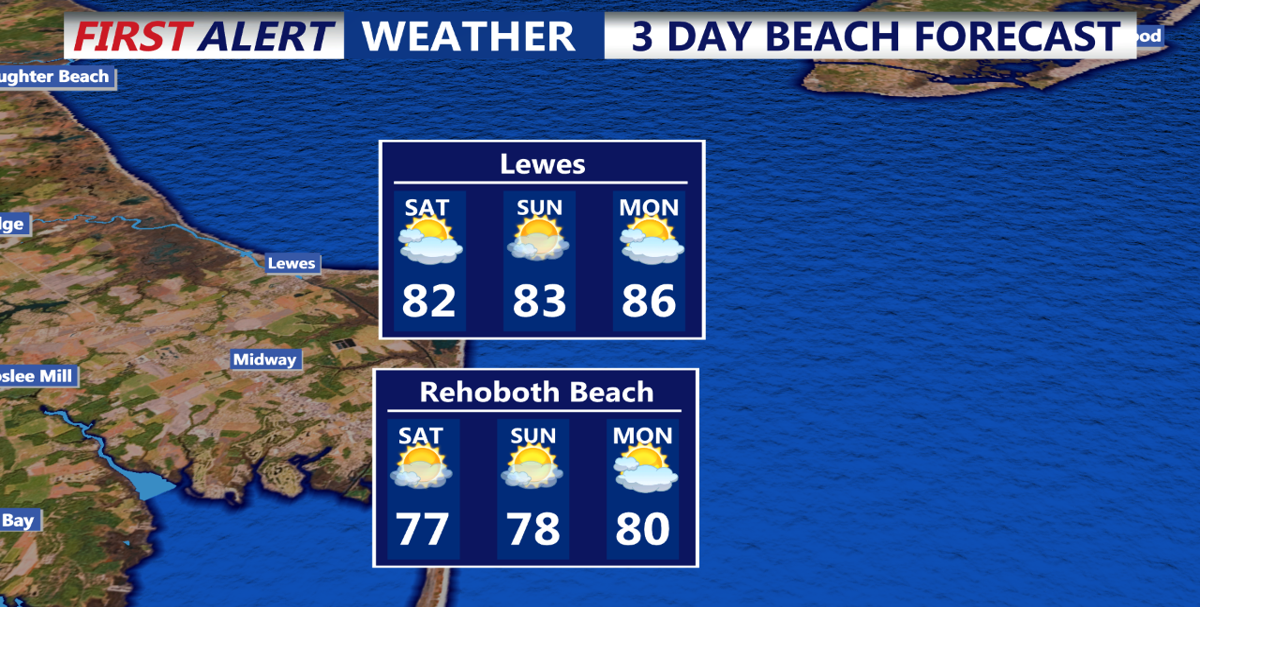 High pressure brings pleasant weekend to Delmarva, summer-like pattern ...