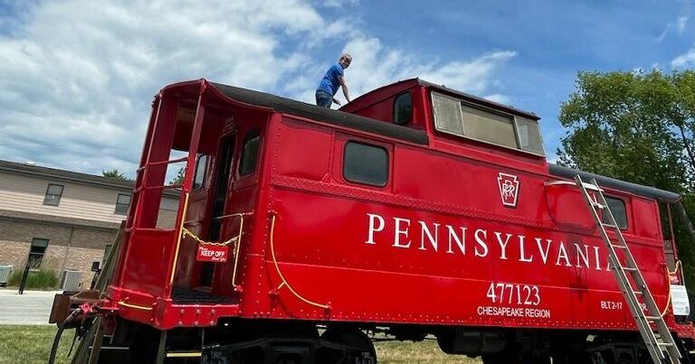 Lewes Junction Railroad and Bridge Association revamps red caboose ...