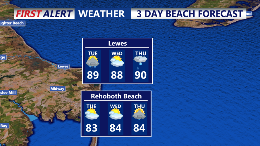 Heat Advisory Extended and Increasing Storm Chances | Weather | coasttv.com