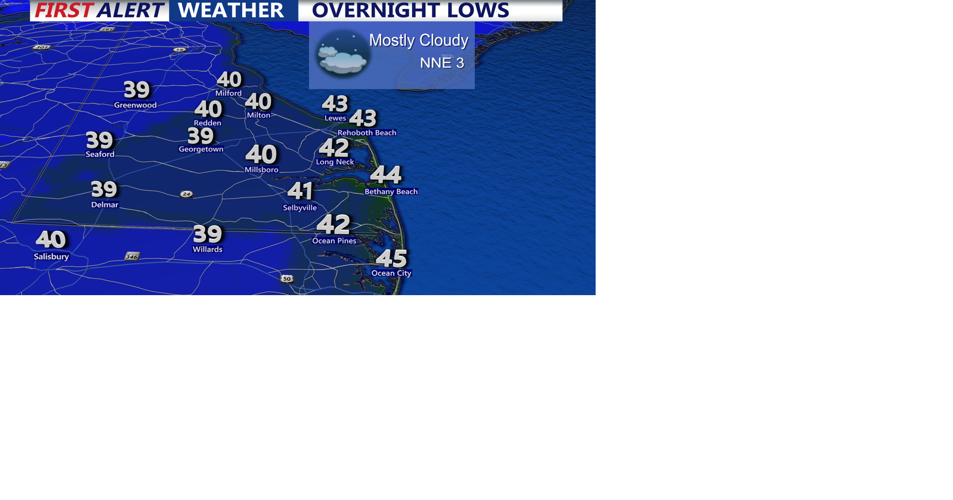 Coastal Delaware to see clouds, cool air through Thursday | Weather ...