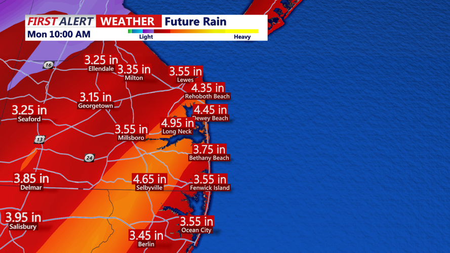 First Alert Weather Day: Flooding Rains Possible Sunday | News ...