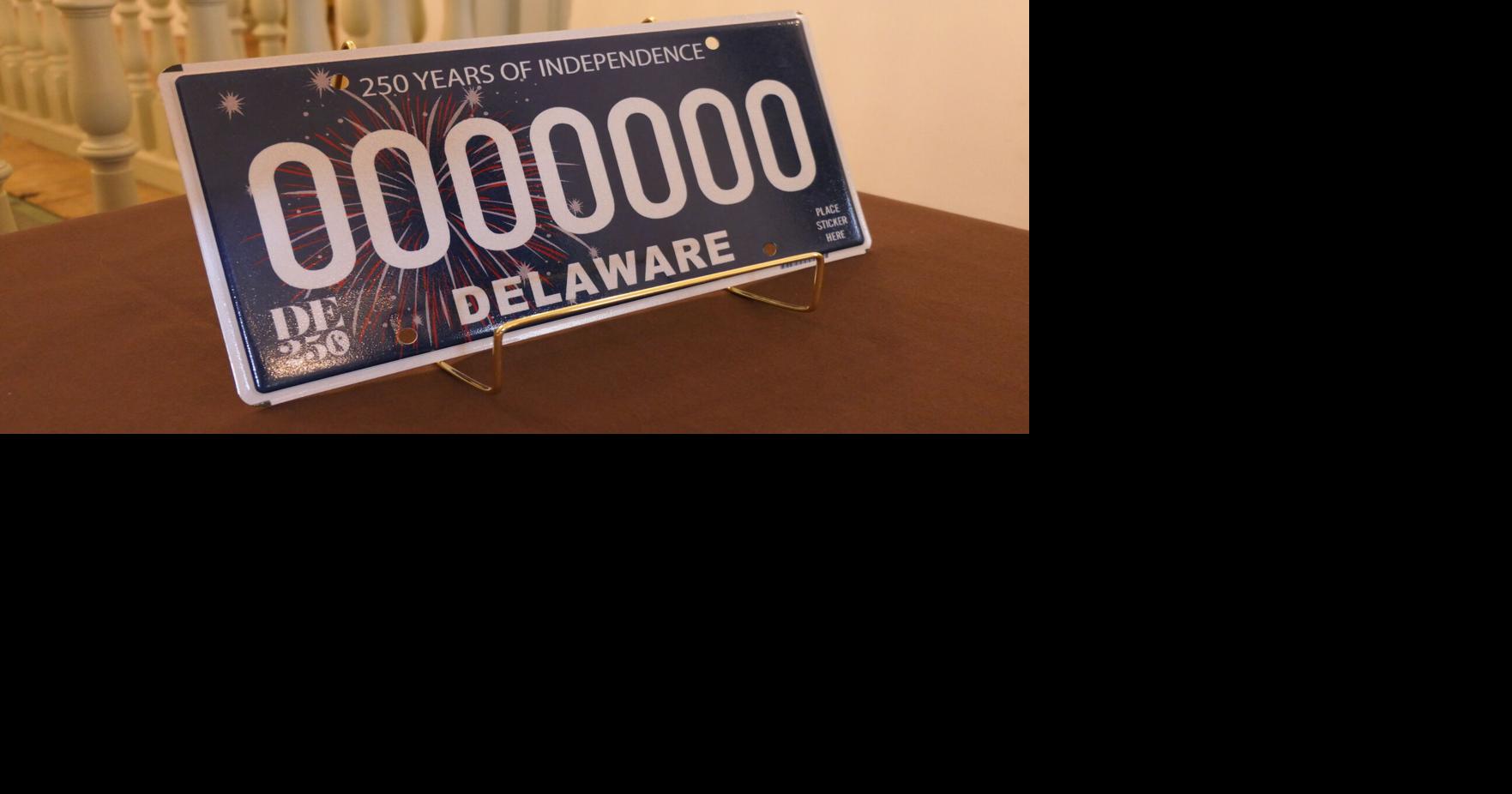 Special license plate to honor Delaware’s role in America’s 250th ...