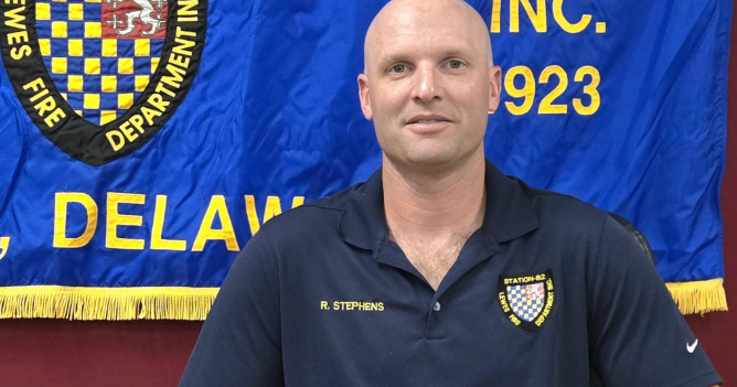 Lewes Fire Department names Robert "Robbie" Stephens as Fire Chief ...