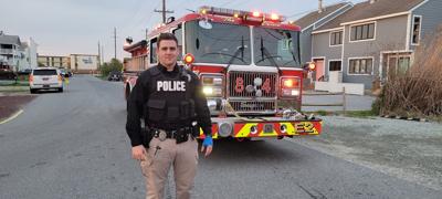 Dewey Officer Recognized for Heroic Efforts During & After Fire | News ...