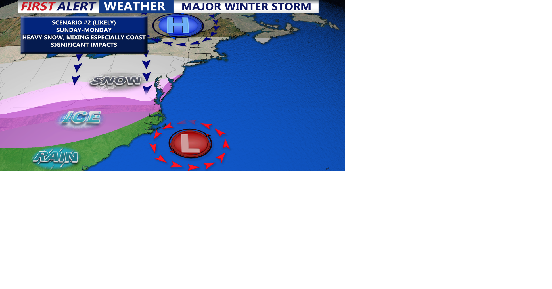 Warm pleasant Thursday, Winter Storm Watch now in effect | Weather ...