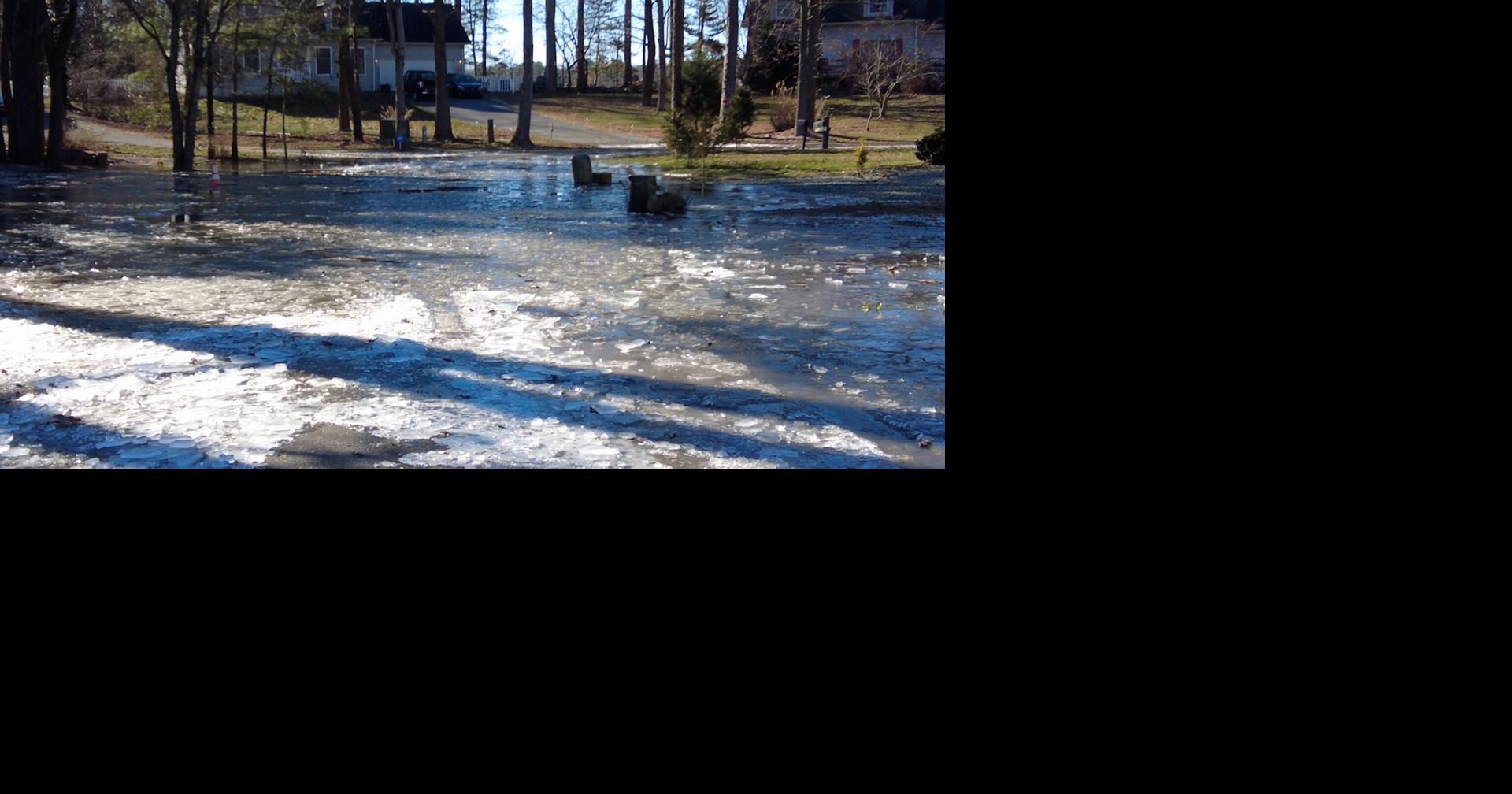 Frozen flooding dangers in Fox Hollow community of Angola | News ...