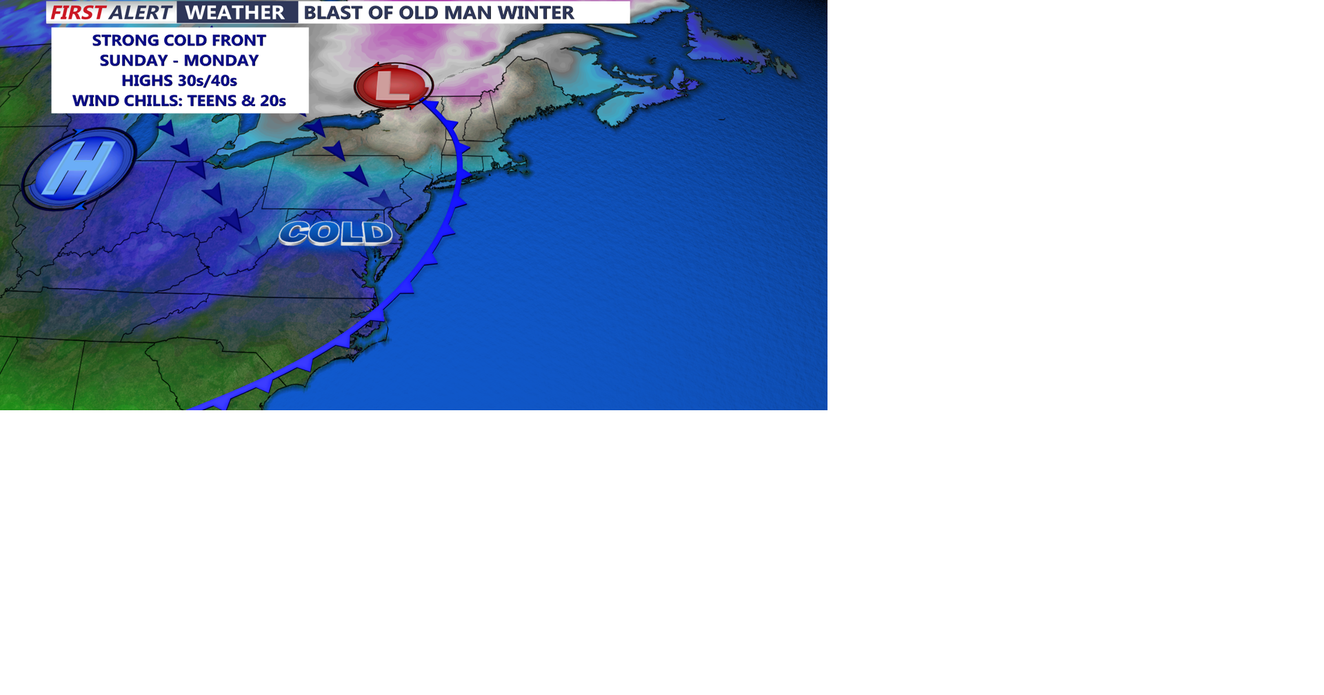 Sunny breezy Friday, Planetary Parade tonight, wild weekend temperature ...