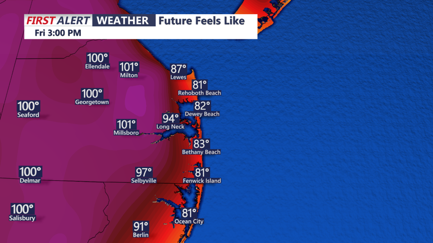 Excessive Heat and Thunderstorm Risks for Friday and Saturday | Weather ...