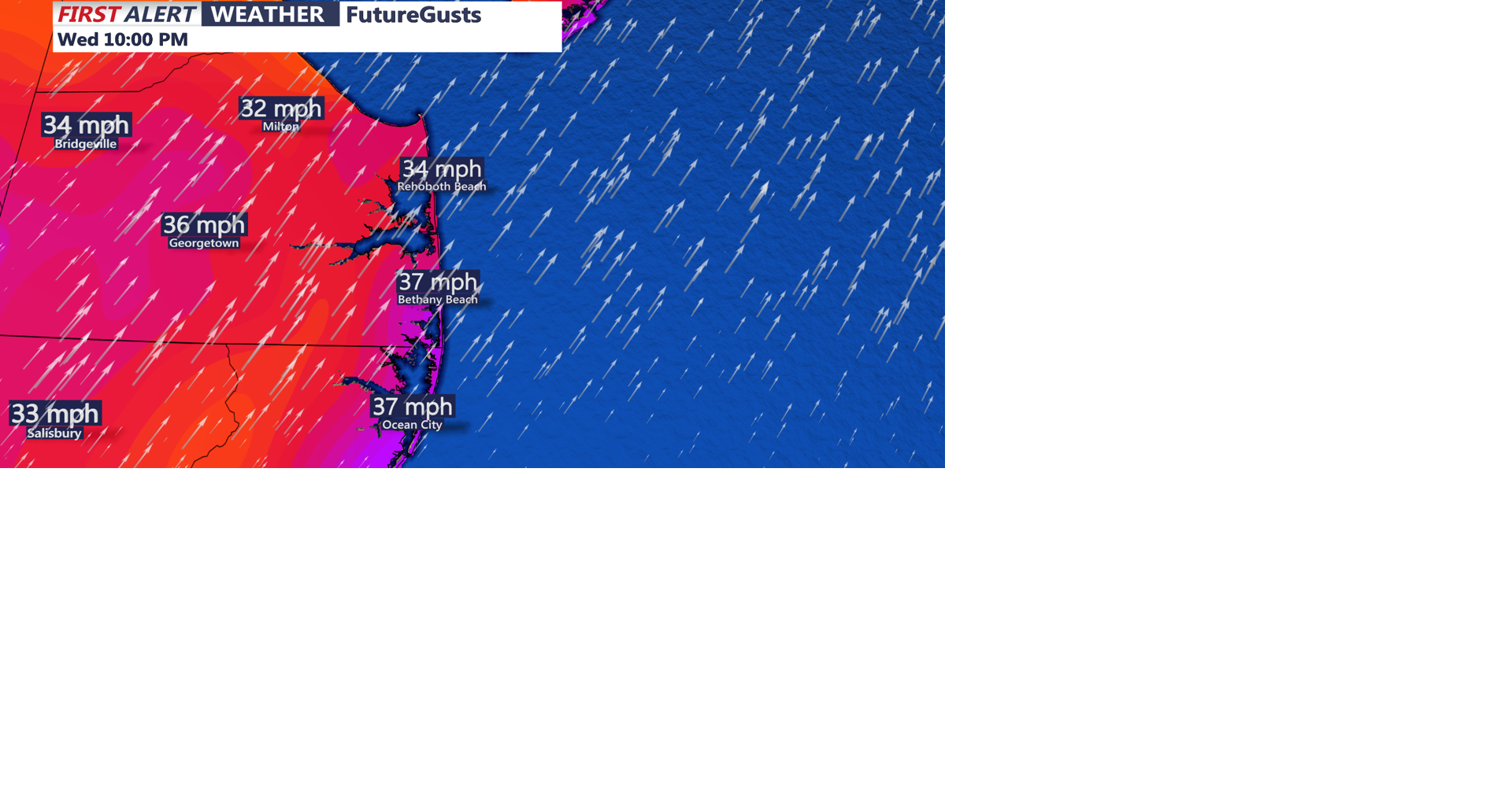 Strong Storm System Brings Rain, Snow, and Gusty Winds to Delmarva ...