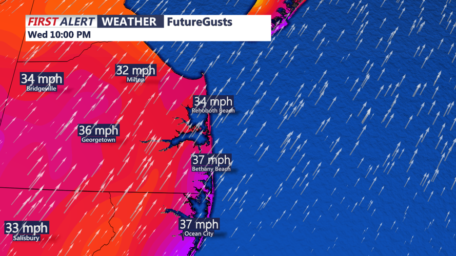 Strong Storm System Brings Rain, Snow, and Gusty Winds to Delmarva ...