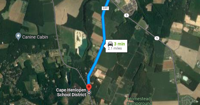 Shingle Point Road Between Gravel Hill Road and Harbeson Road to Close ...