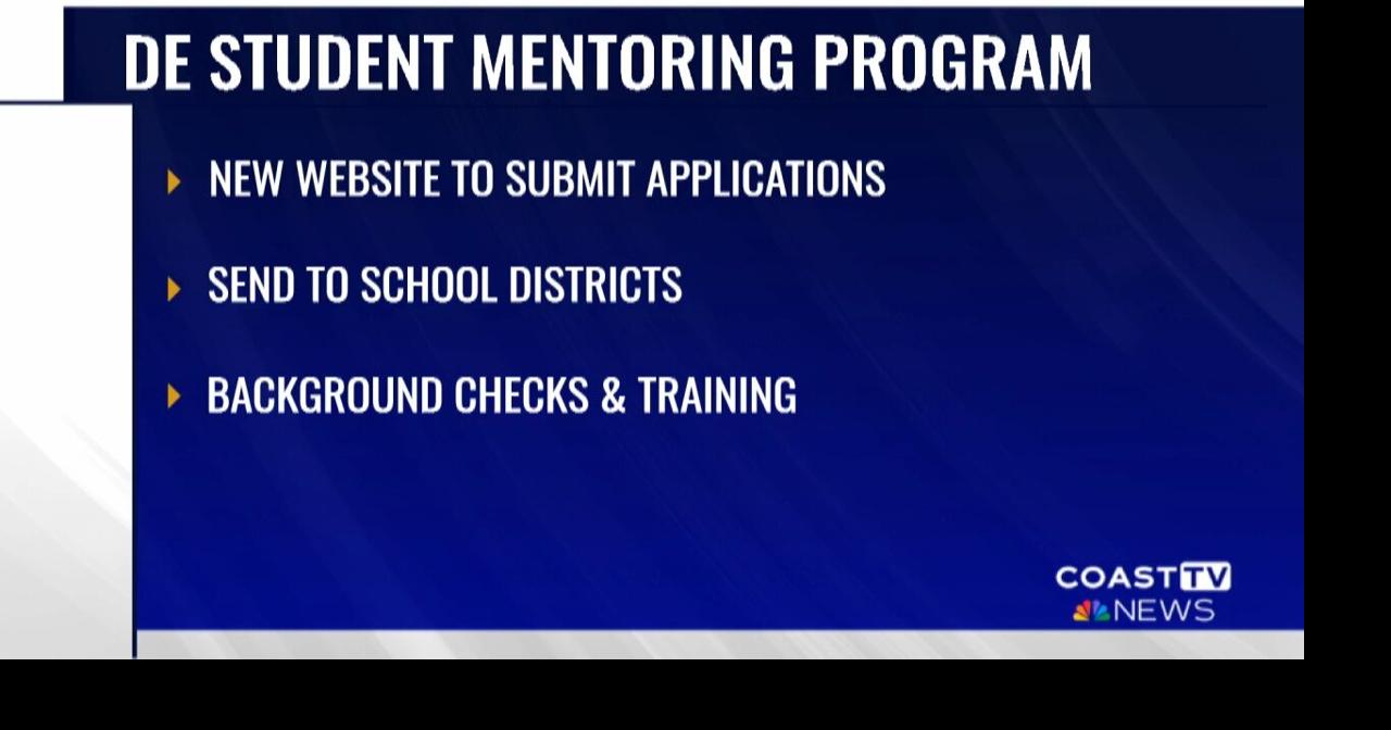 New Delaware statewide student mentoring program | News | coasttv.com