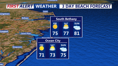 Pleasant weather continues through Saturday with a chance of showers by ...