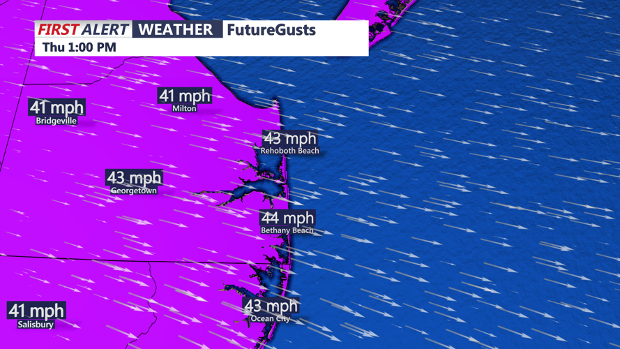 Strong Storm System Brings Rain, Snow, and Gusty Winds to Delmarva ...