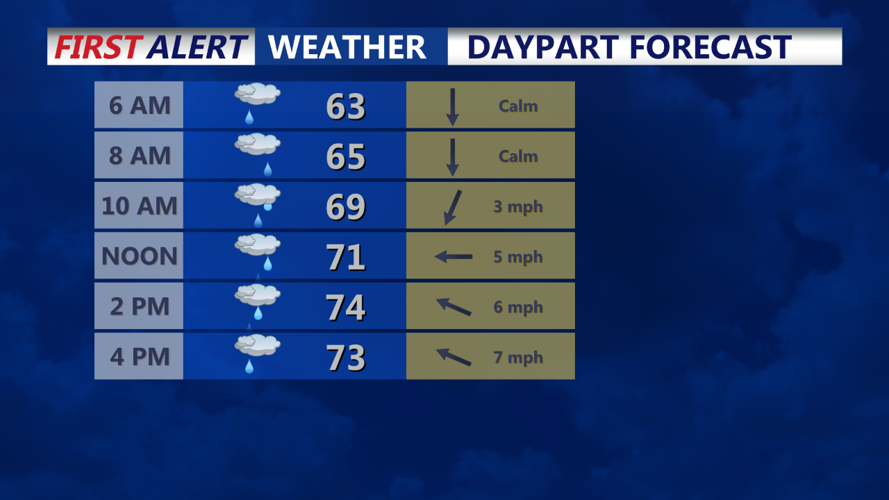 Wet weather ahead with showers and storms expected in Sussex County ...