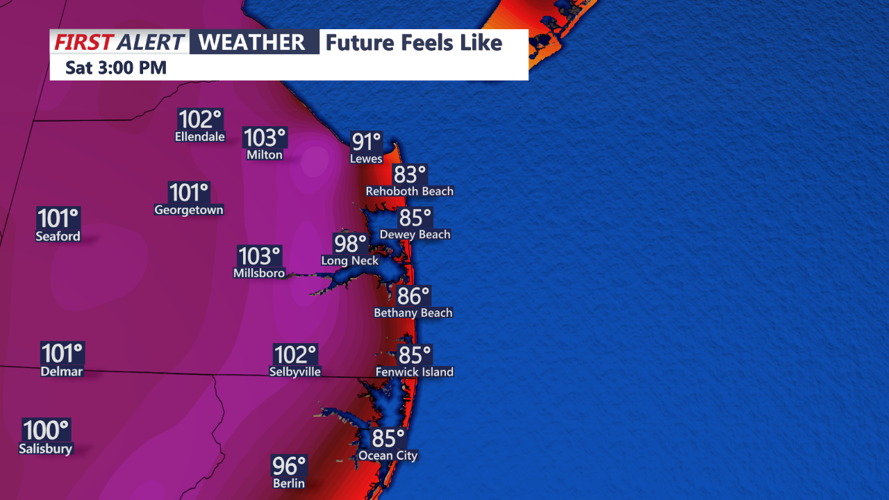 Excessive Heat and Thunderstorm Risks for Friday and Saturday | Weather ...