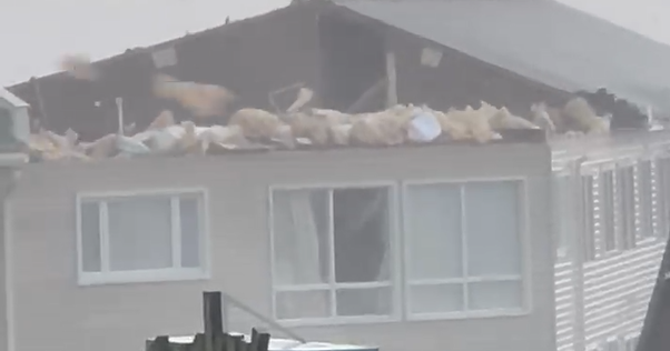 VIDEO: Wind blows roof off Ocean City building | News | coasttv.com