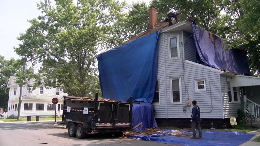 Navy Veteran's widow gets new roof on 100-year-old home | News ...
