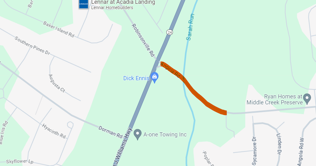 DelDOT announces road closures for Robinsonville and Angola Road ...