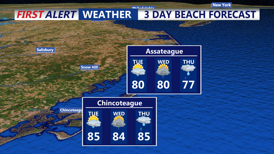 Stormy Night Ahead with Showers and Thunderstorms in Delmarva | Weather ...