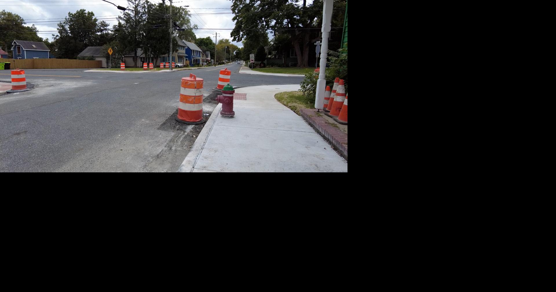 Milton construction continues on new sidewalks and handicapped ...