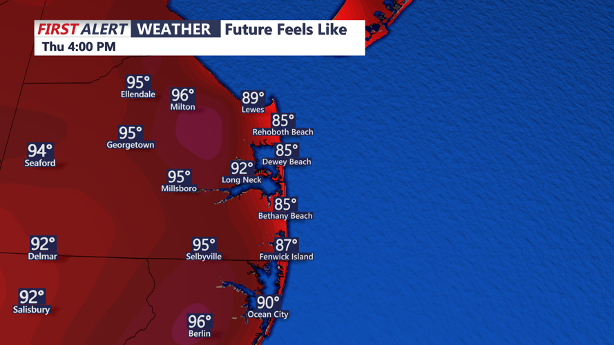 Warm and muggy conditions continue, scattered showers and storms ...