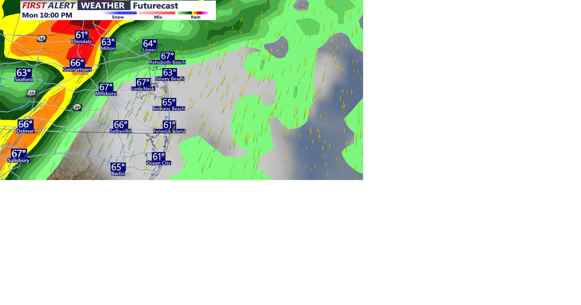Strong cold front brings threat for severe storms this evening and ...