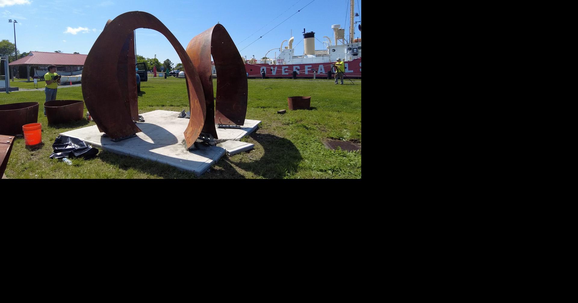 New Art Sculpture in Lewes Started and Delayed | News | coasttv.com