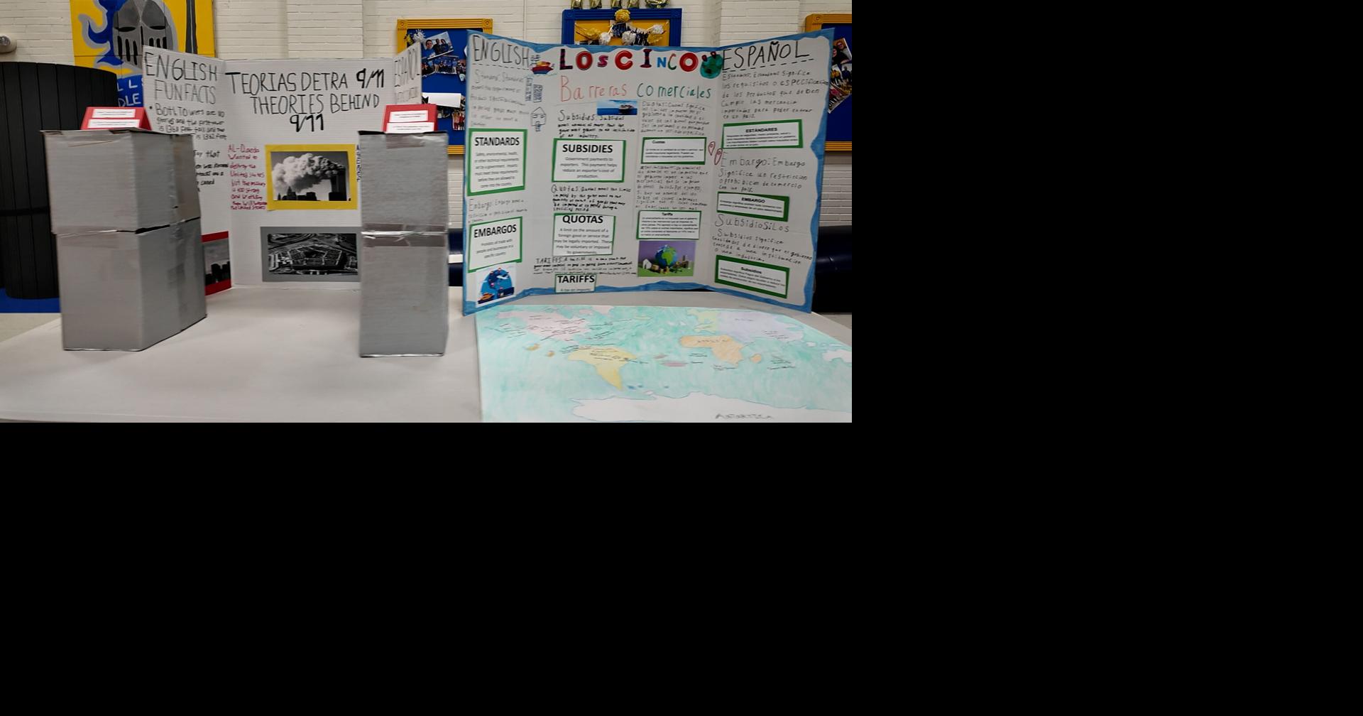 Millsboro Middle School students showcase bilingual social studies ...
