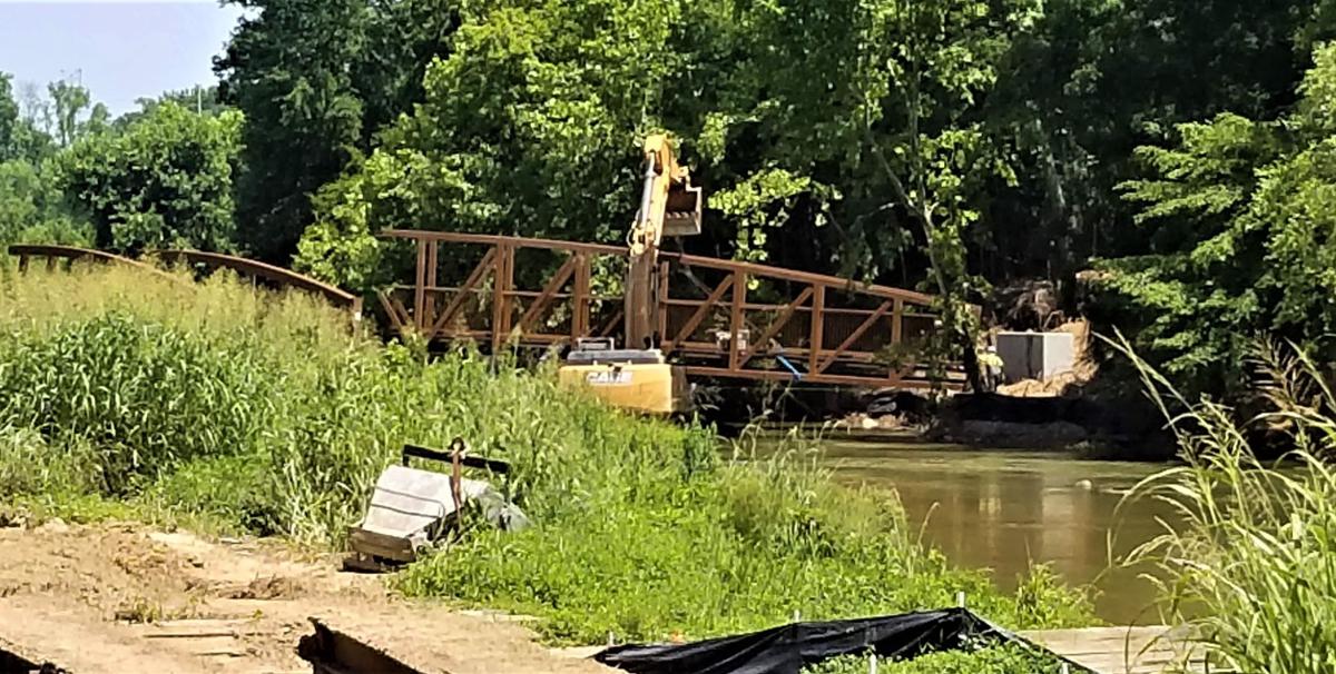 Bridges being installed to Boyd Island on Saluda Riverwalk | Archive ...