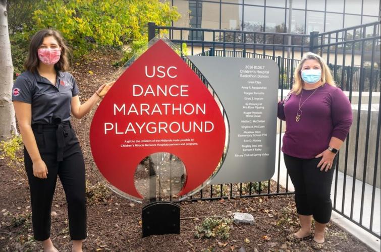 Student-funded playground dedicated for Prisma Health Children's ...