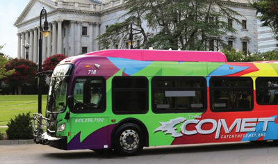 The COMET using $2.9M grant to buy electric buses, charging equipment ...