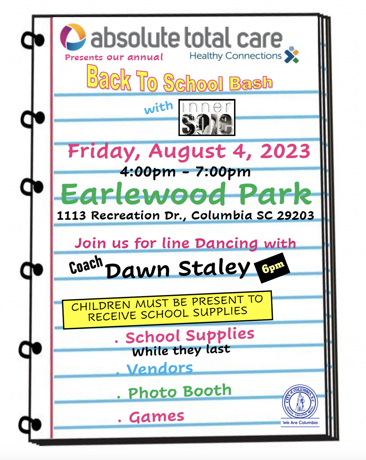 Absolute Total Care, Dawn Staley, Inner Sole Foundation hosting back to ...