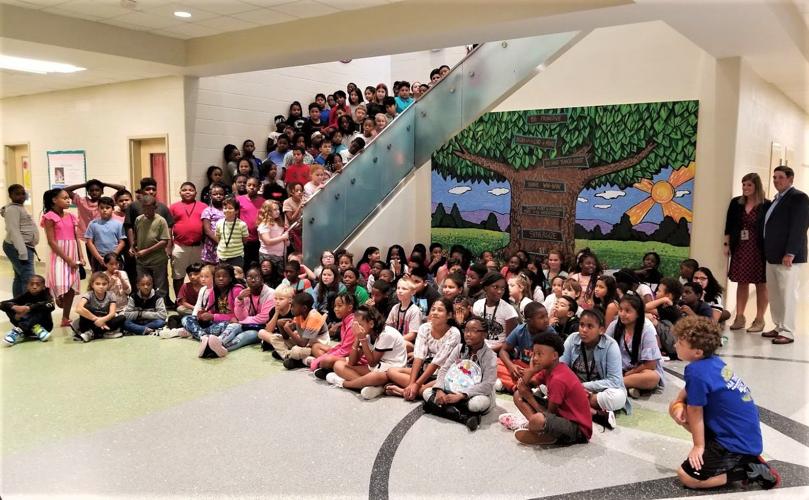 Student-painted mural unveiled at Cayce Elementary School | Archive ...