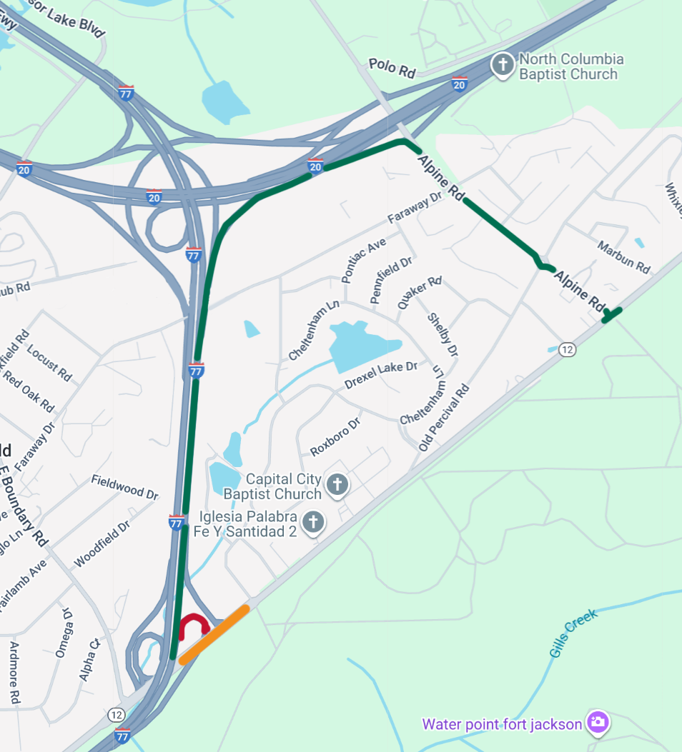 I-77 Percival Rd. exit to close temporarily Sunday evening ...