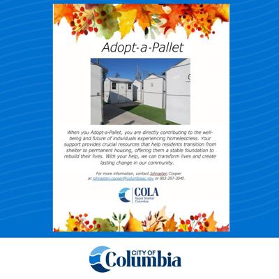 Columbia promotes Adopt-a-Pallet to help unhoused people | Communities ...