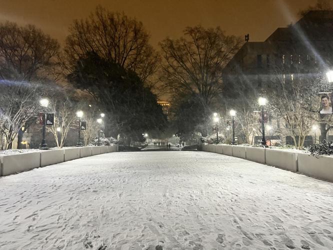 Snow sparks impromptu party on UofSC campus | Columbia | coladaily.com