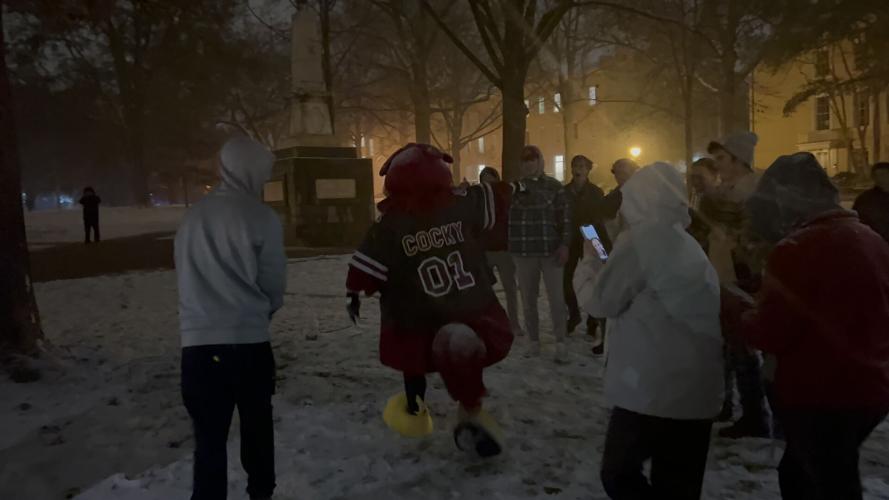 Snow sparks impromptu party on UofSC campus | Columbia | coladaily.com